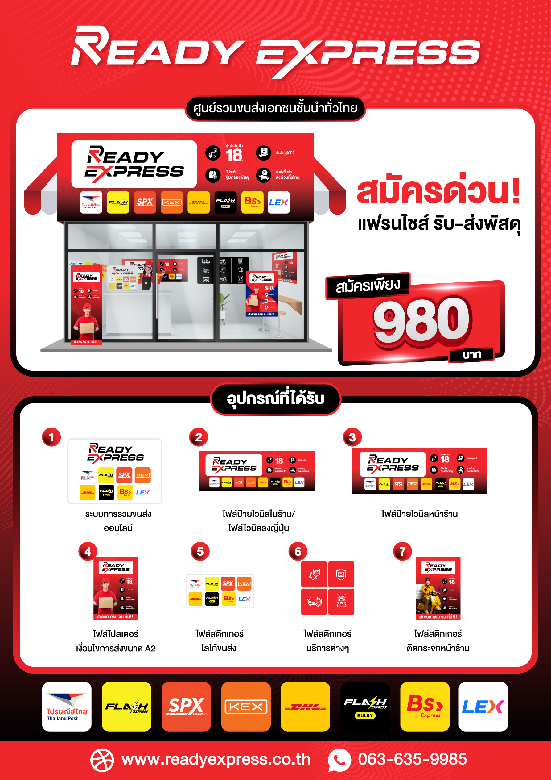 รูปแบบการลงทุน - Ready express